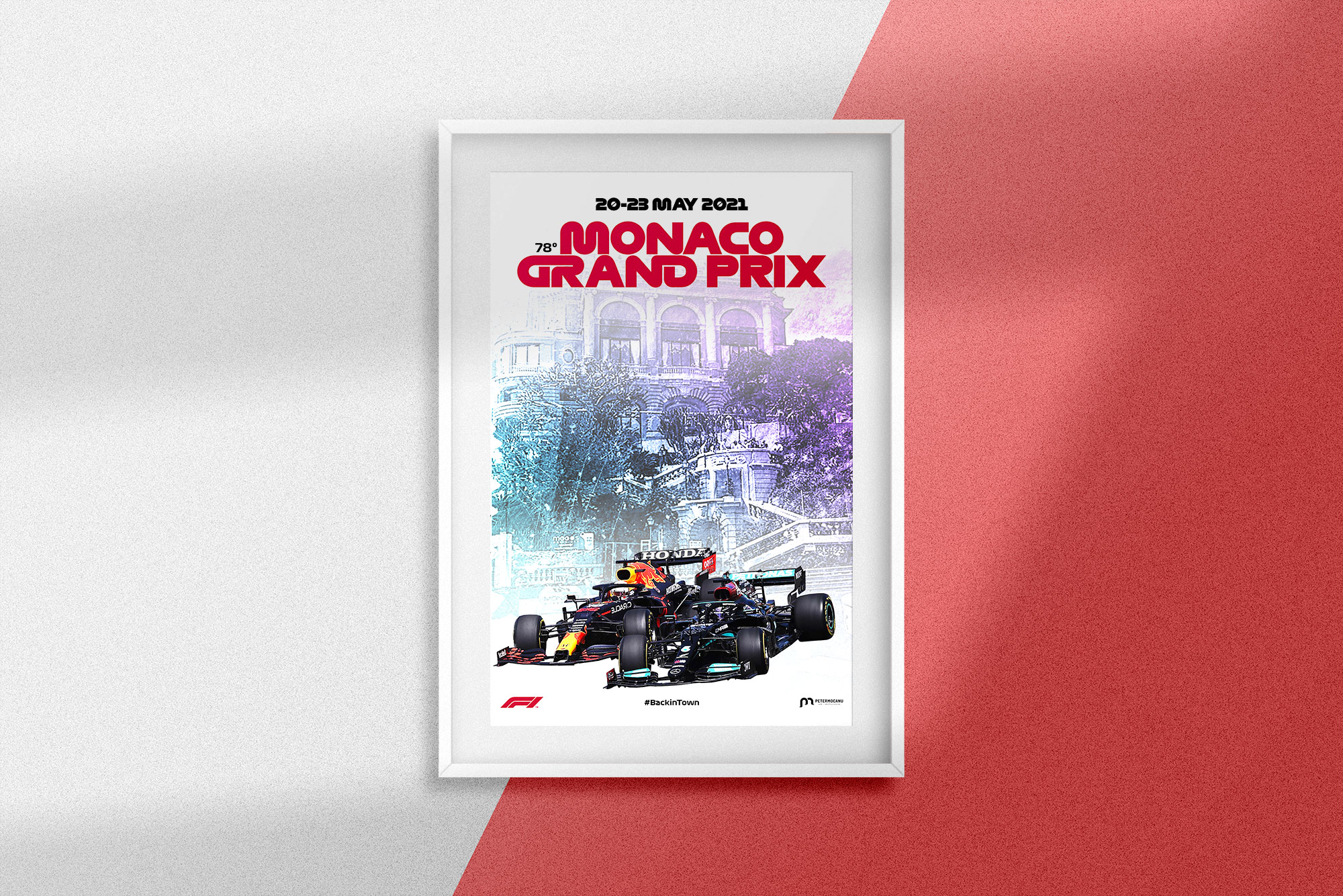Monaco F1 Grand Prix 2021 Poster Peter Mocanu monaco-f1-grand-prix-2021-poster-peter-mocanu